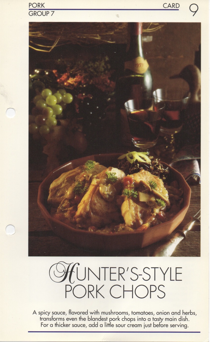 7-9: Hunter’s-Style Pork Chops – Simply Delicious: The Cookbook Project